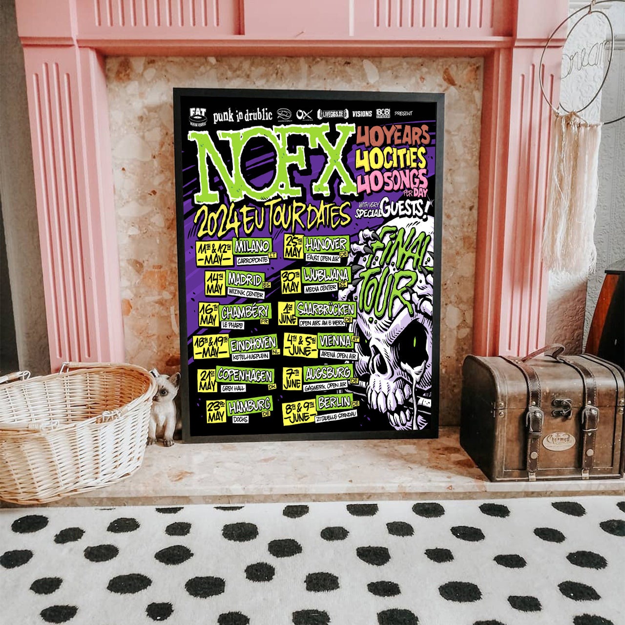 Final NOFX Eu Tour 2024 Poster sold by Neha Gupta | SKU 100222642 | 30% ...