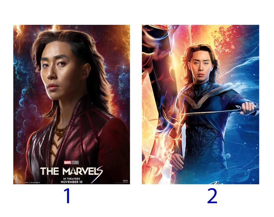 Park Seo Joon the Marvels Movie Poster Park Seo Joon - Etsy
