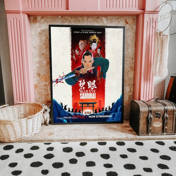 Blue Eye Samurai Poster - Etsy