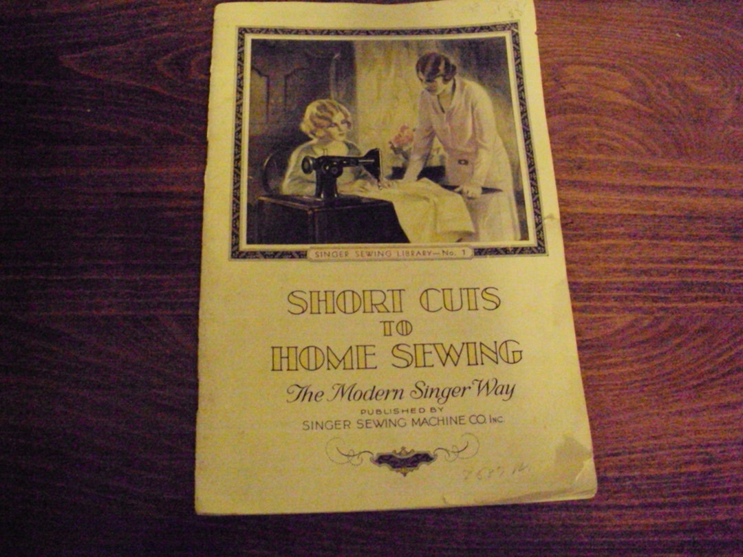 Singer Sewing Machine Booklet - Etsy