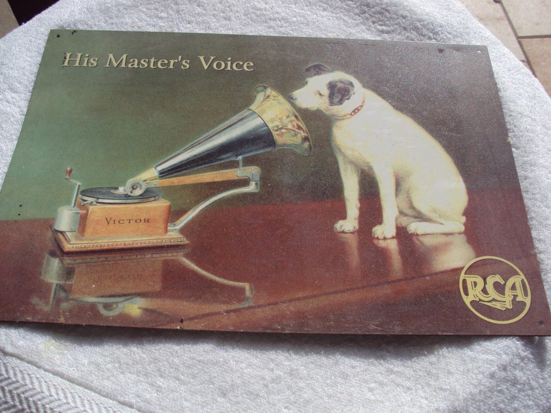 RCA Victor Dog Sign - Etsy