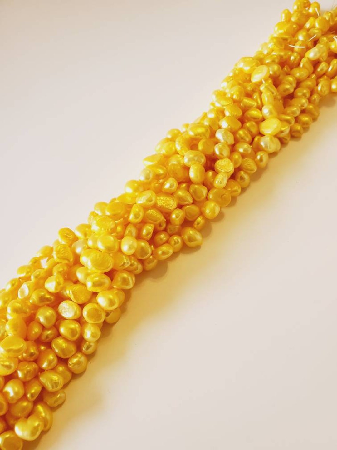 Yellow Pearl, Darker Pearl, Pearl, Baroque Pearl, Freshwater Pearl ...