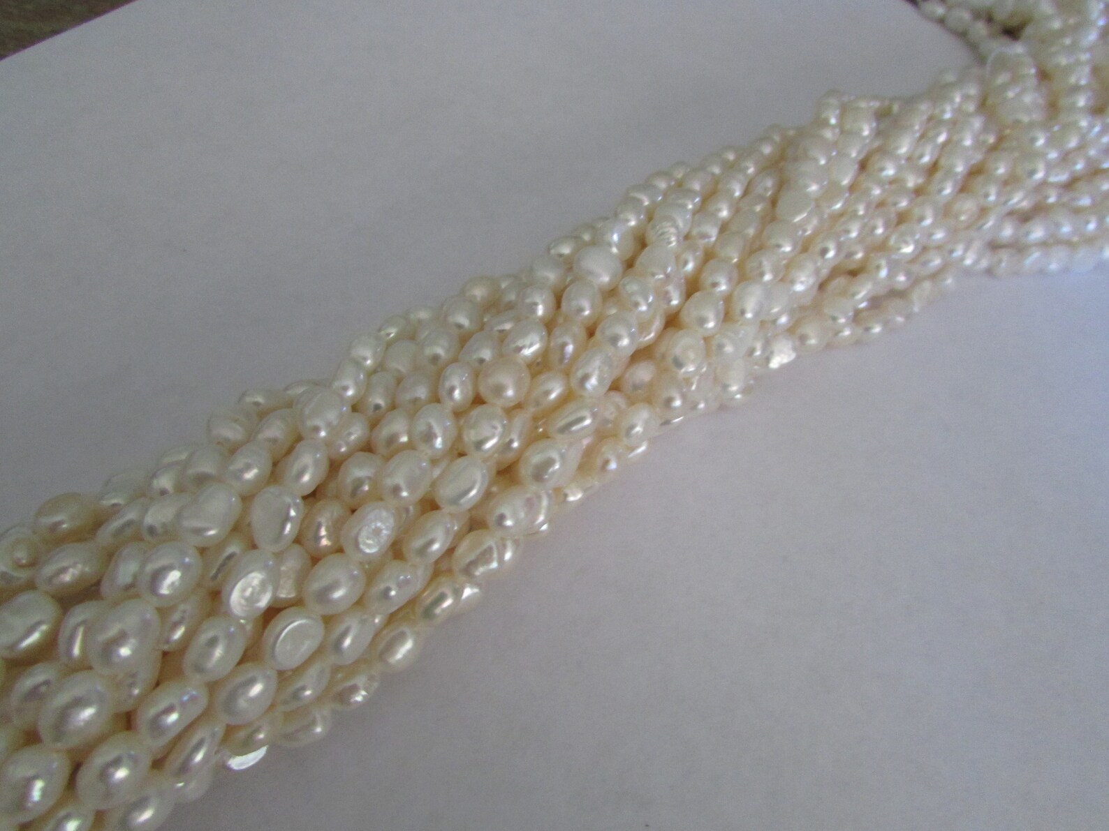 4mm-5mm White Rice Pearlrice Pearlfreshwater Pearlcultured - Etsy