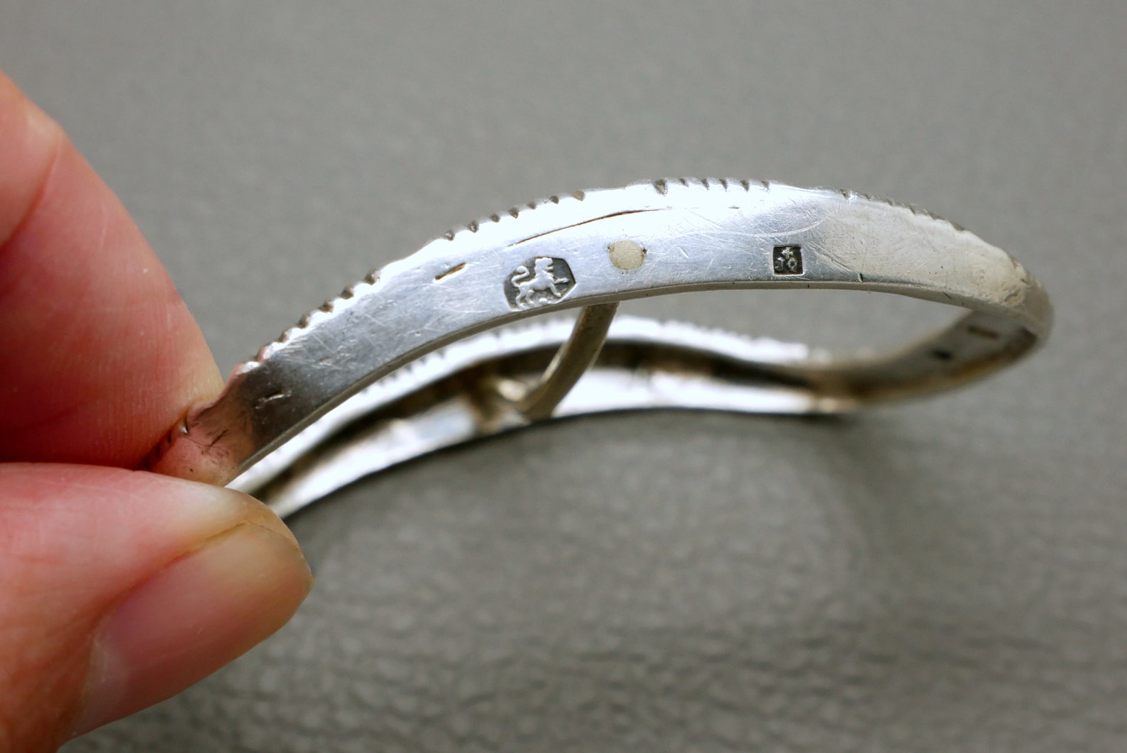 Antique Sterling Silver Belt Buckle Arts & Crafts Design - Etsy