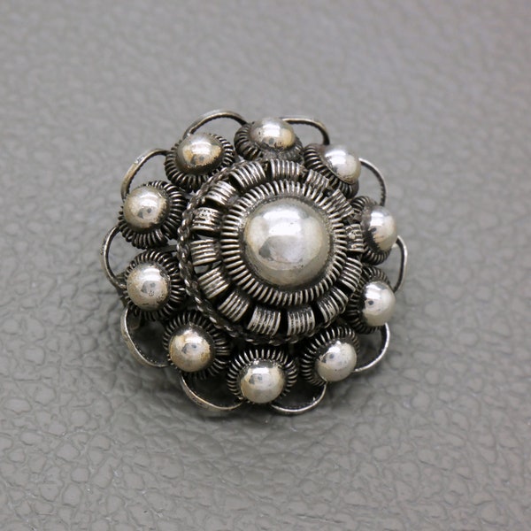 Button Brooch - Etsy
