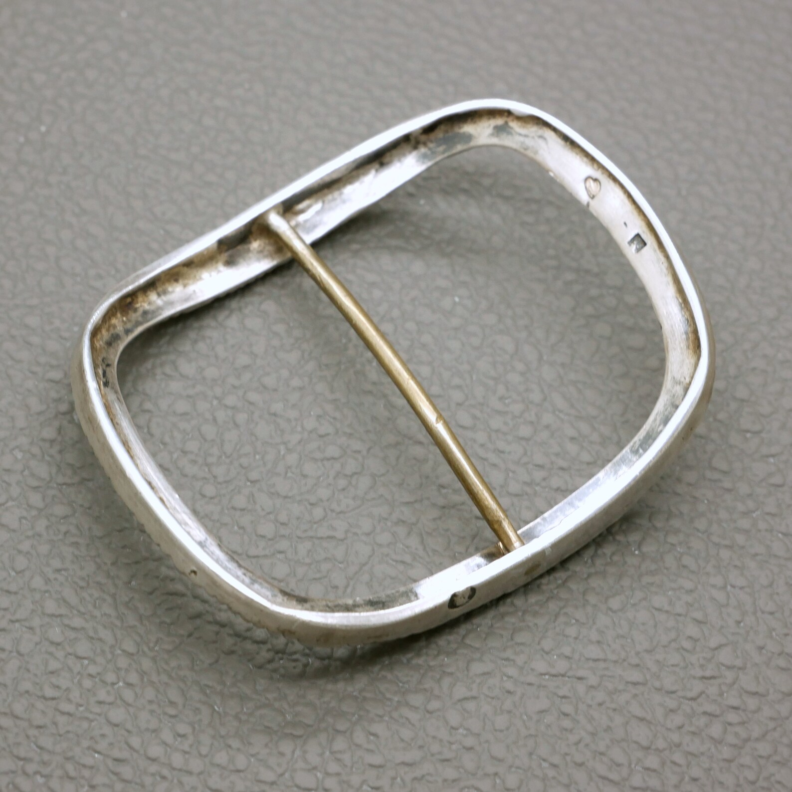 Antique Sterling Silver Belt Buckle Arts & Crafts Design - Etsy