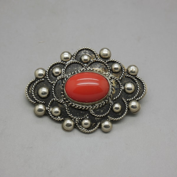 Coral Pin - Etsy