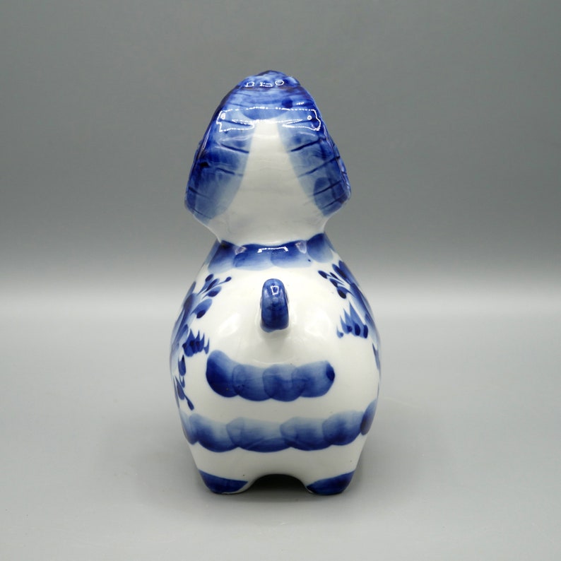 Gzhel Porcelain Figurine H14cm Ram or Aries Hand Painted Blue - Etsy