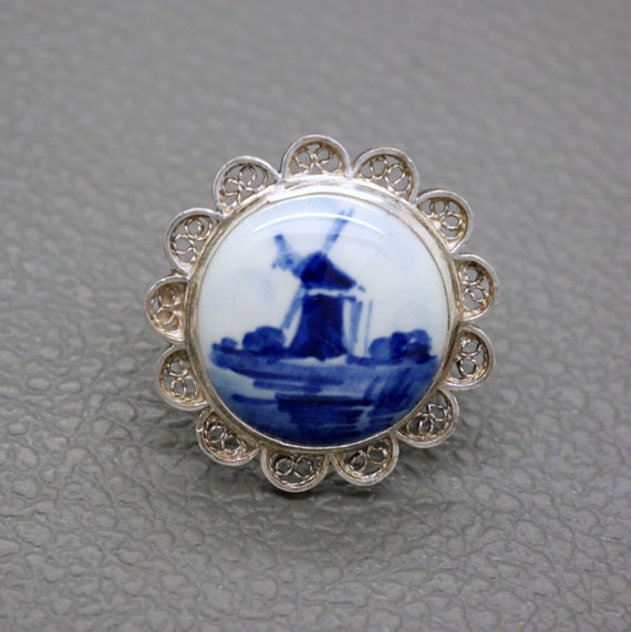 vintage genuine delft blue - Gem