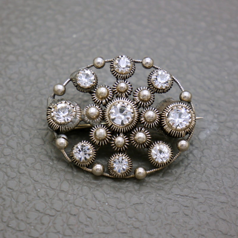 830 Silver Brooch - Etsy