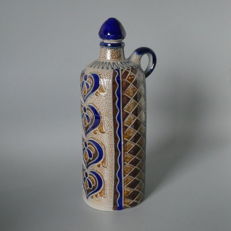 Vintage German Salt Glaze Drinking Set Westerwald Stoneware - Etsy