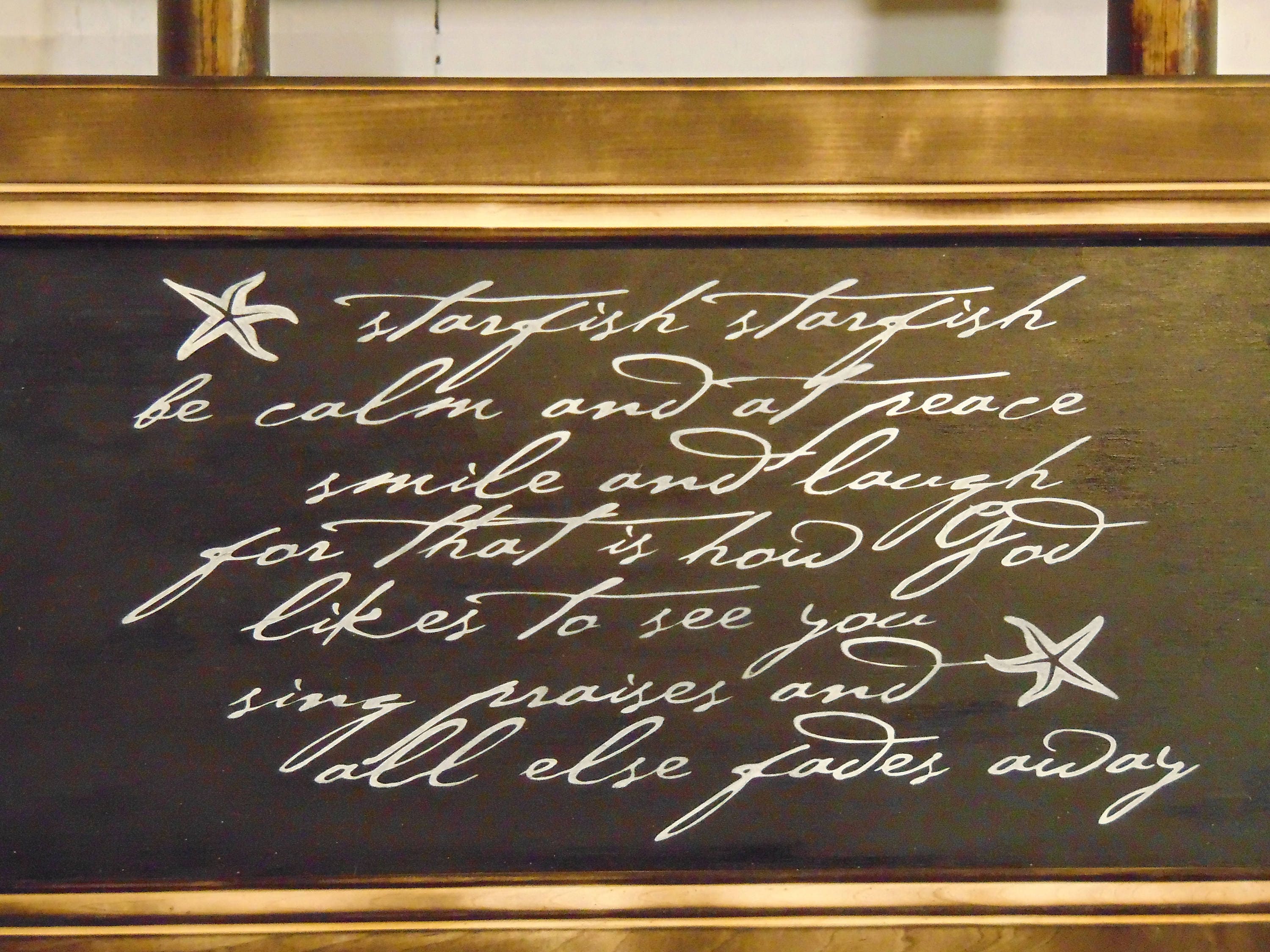 Starfish Poem Sign Handmade Sign Wooden Sign Starfish | Etsy