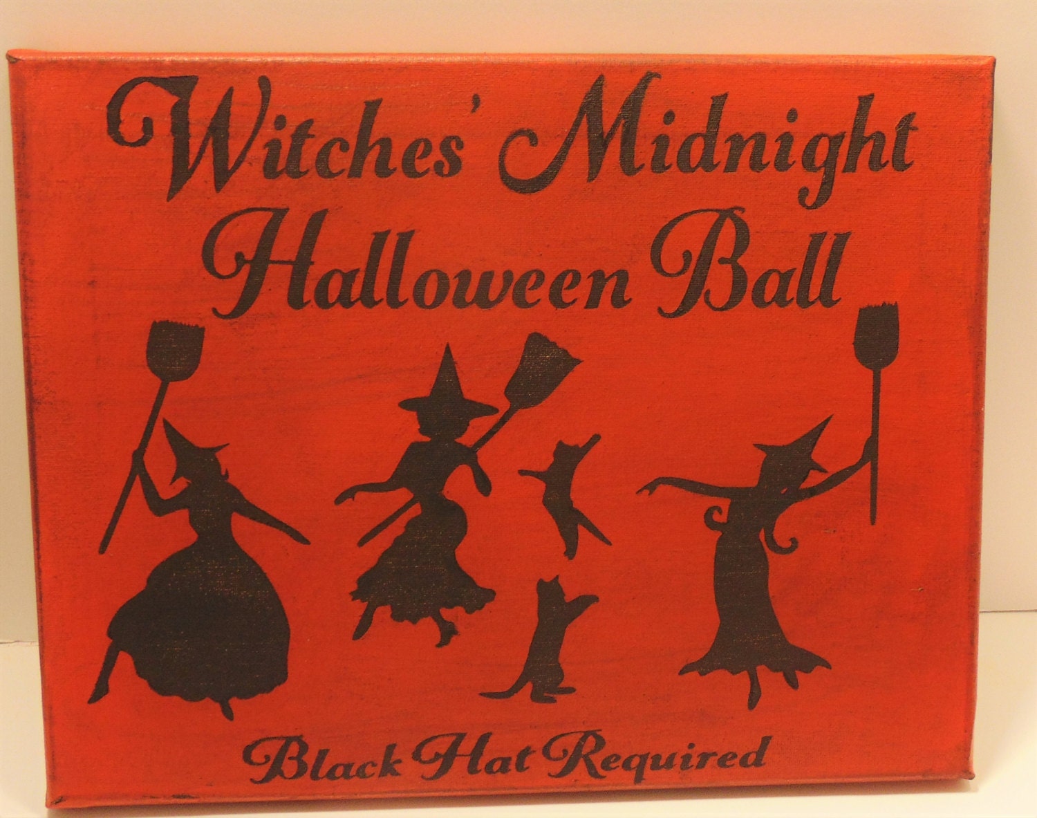 Halloween Witch Midnight Ball Sign - Etsy