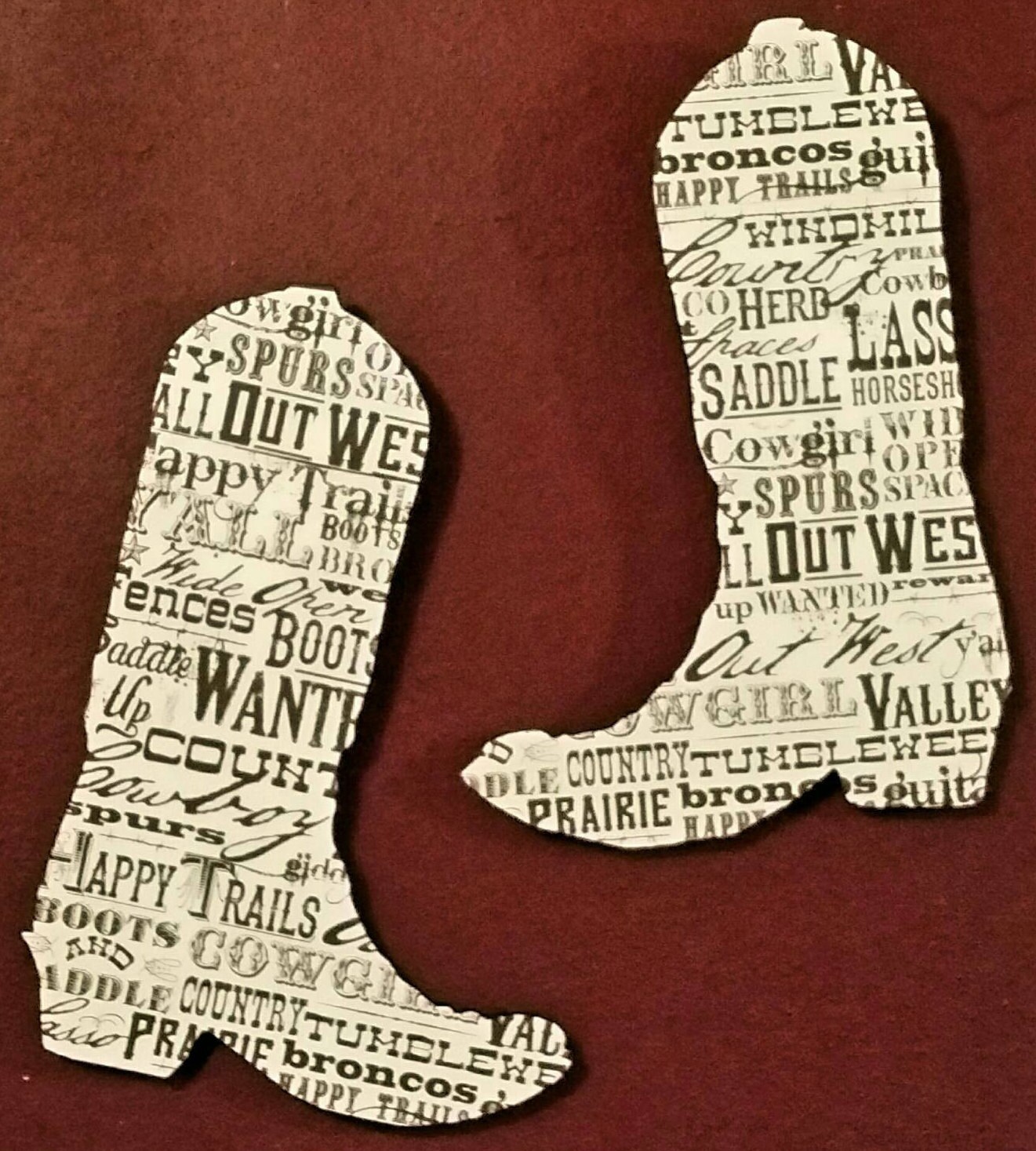 Cowboy Boots Wall Decoration Boot Wall Hanger Western Boot | Etsy