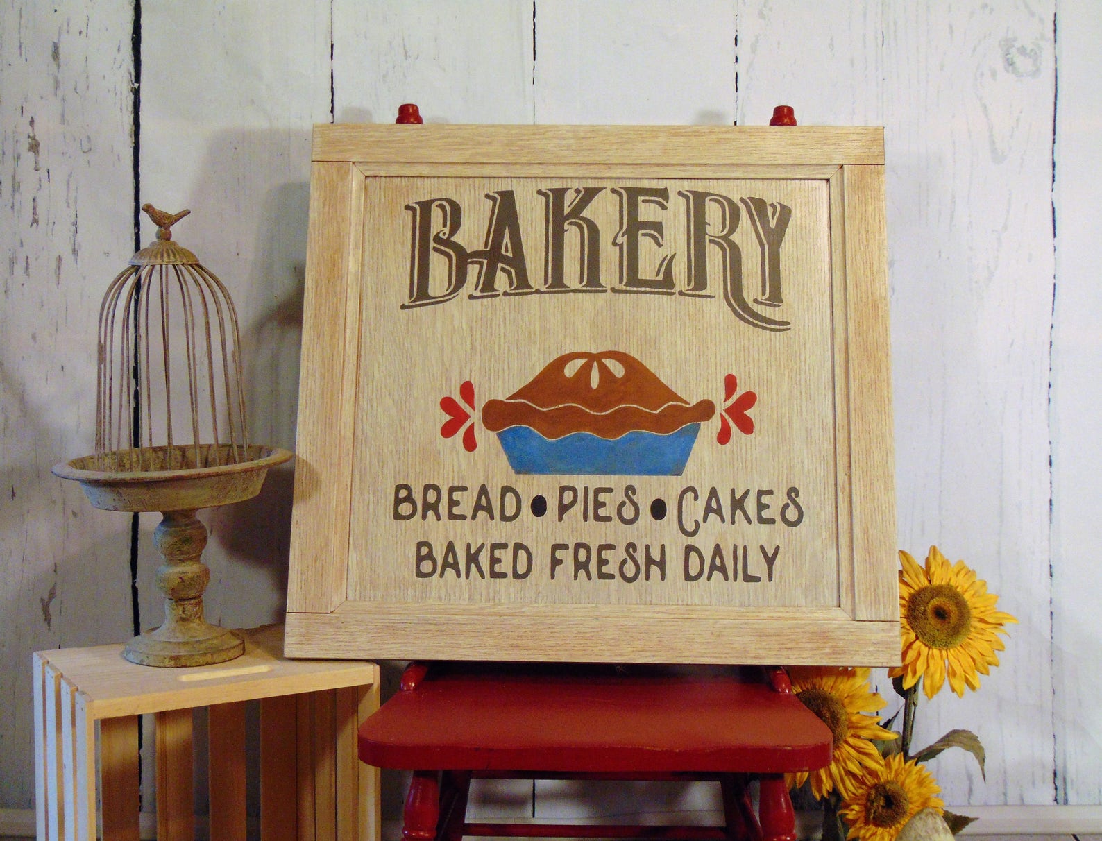 Large Handmade Wooden Bakery Sign Bakery Sign Kitchen Decor - Etsy