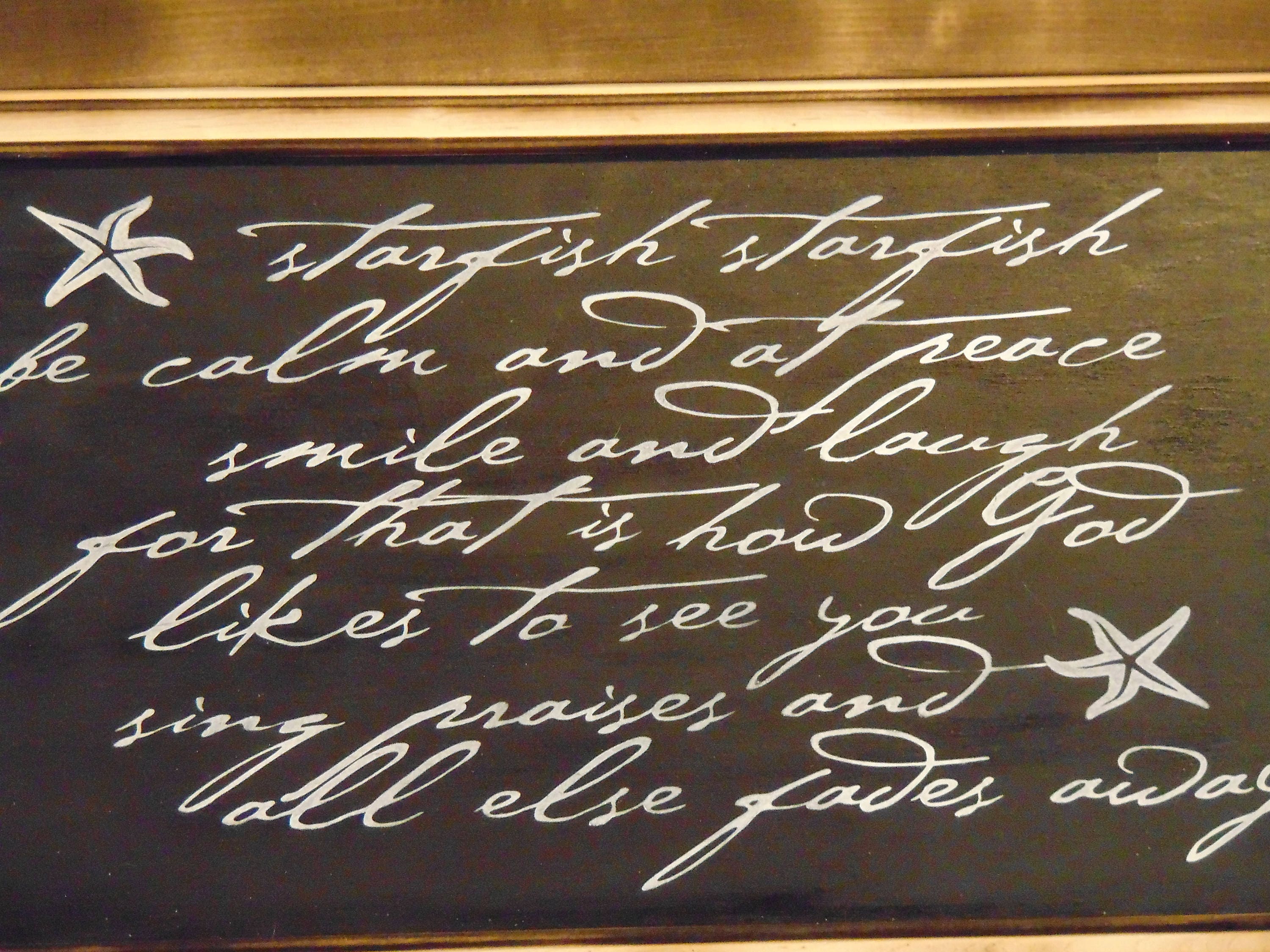 Starfish Poem Sign Handmade Sign Wooden Sign Starfish | Etsy