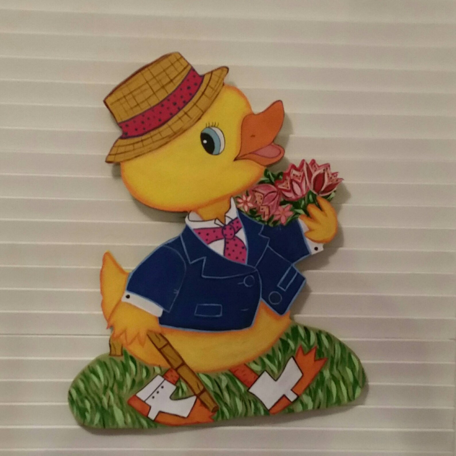 Made to Order Vintage Style Easter Duck Door Hanger / Easter Duck ...