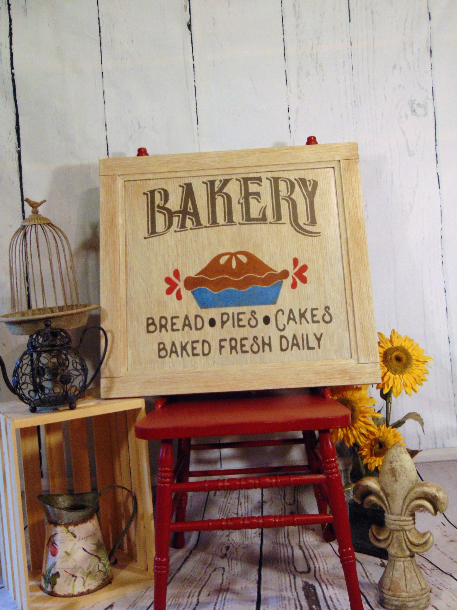 Large Handmade Wooden Bakery Sign Bakery Sign Kitchen Decor | Etsy