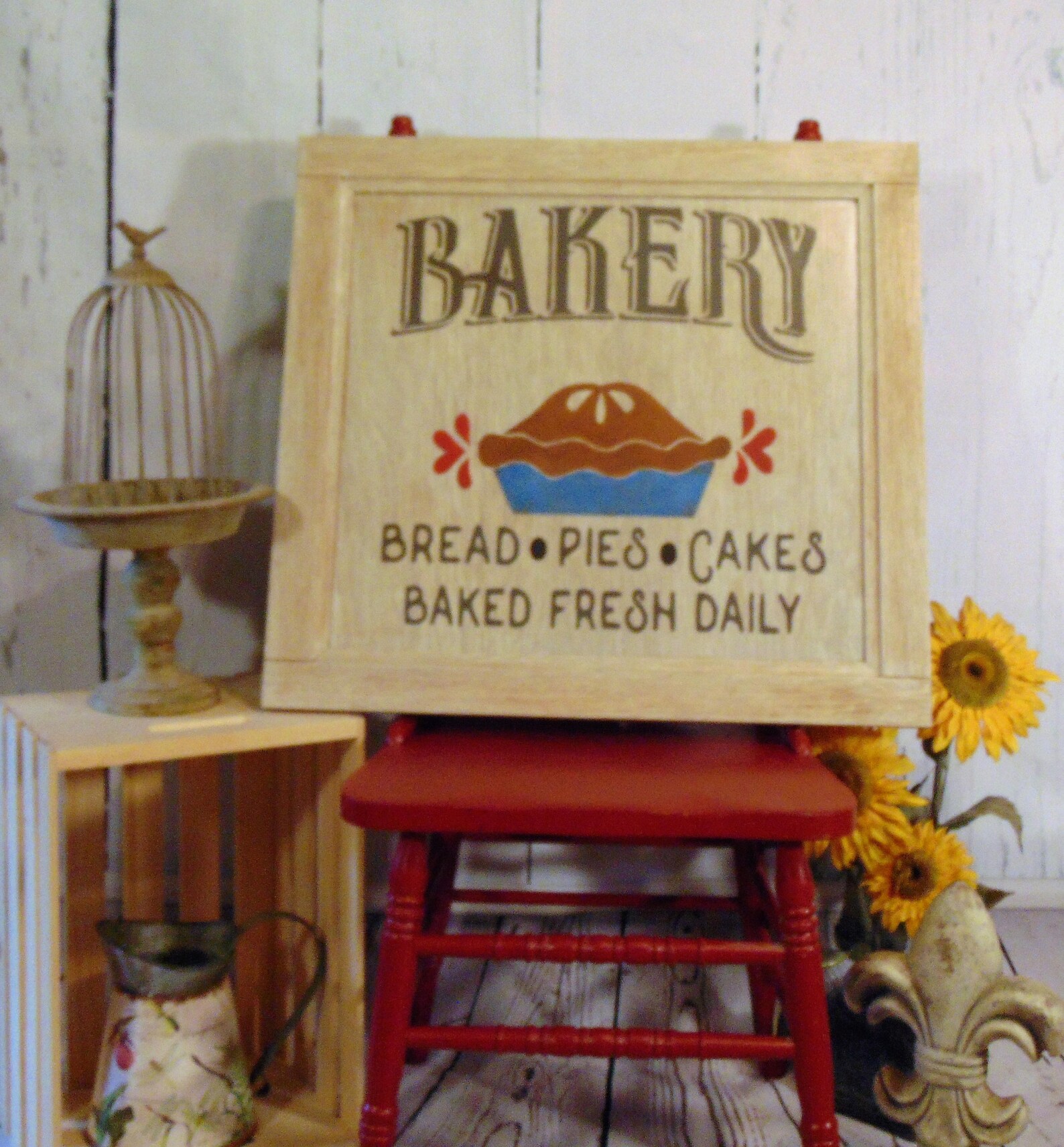 Large Handmade Wooden Bakery Sign Bakery Sign Kitchen Decor - Etsy
