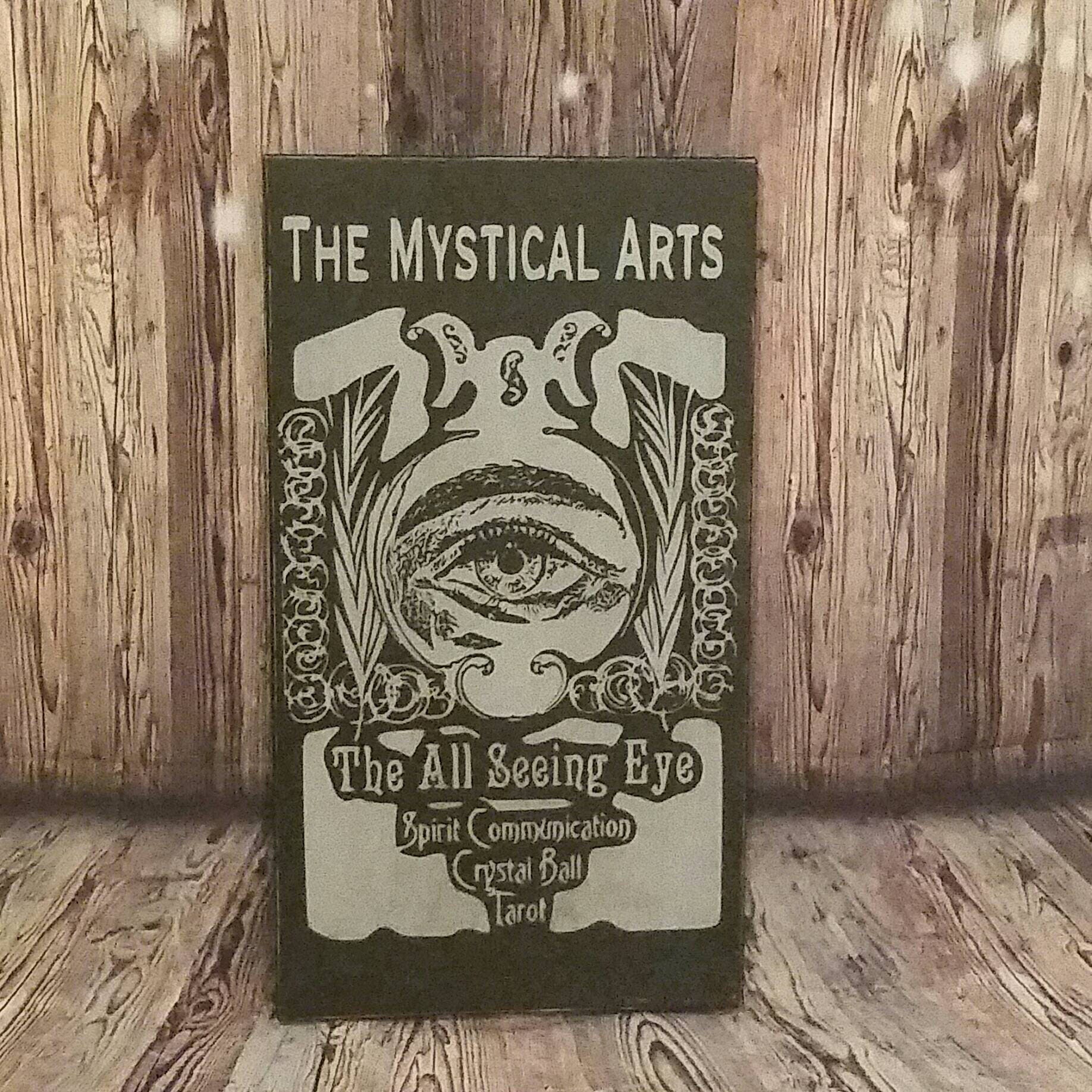 Mystical Arts Psychic Sign, Halloween Sign - Etsy