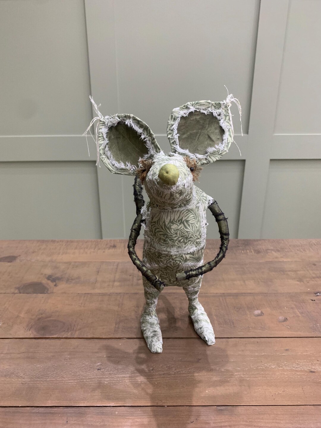 Figurine of a Mouse in Liberty Fabrics - Etsy