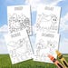 Farm Animals Coloring Pages for Kids With Tractor, Cows, Pigs - Fall ...