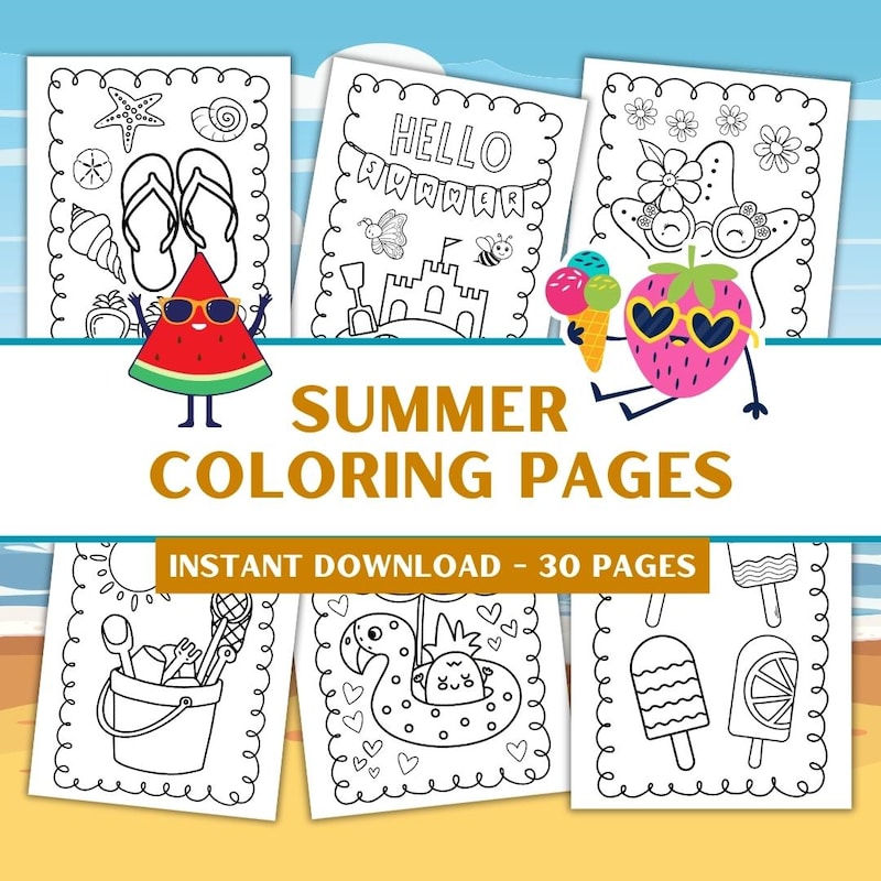 Free Printable Coloring Pages For - Etsy