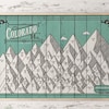 Colorado 14ers Wood Tracker, Colorado Fourteeners Checklist, Colorado ...