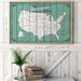 United States Map Map With Quote Gift for Travelers Paper - Etsy