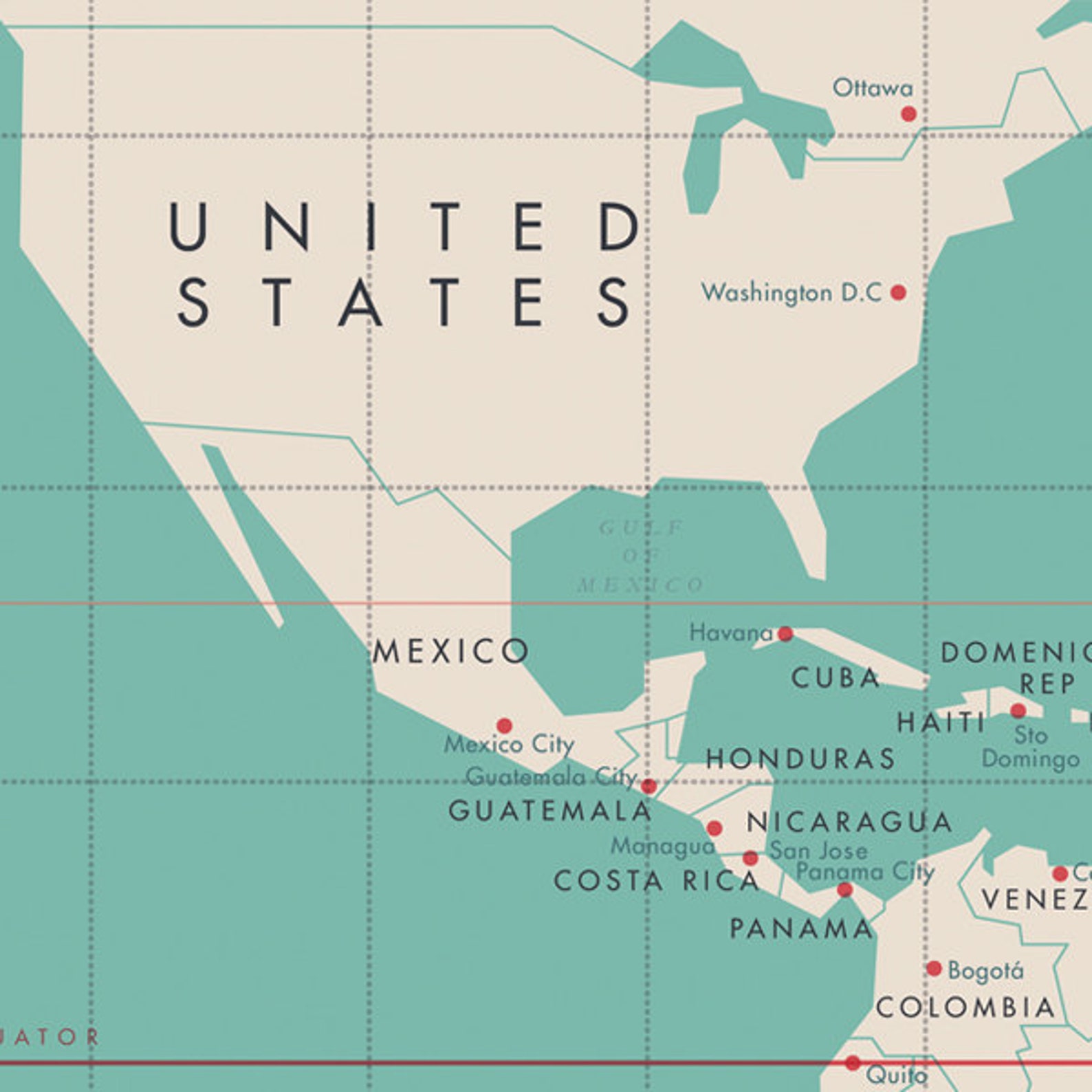 Modern World Map Political World Map Travel Map for Home - Etsy Canada