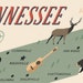 Tennessee Map, the Volunteer State Map, Original Map, Nursery Map, Home ...