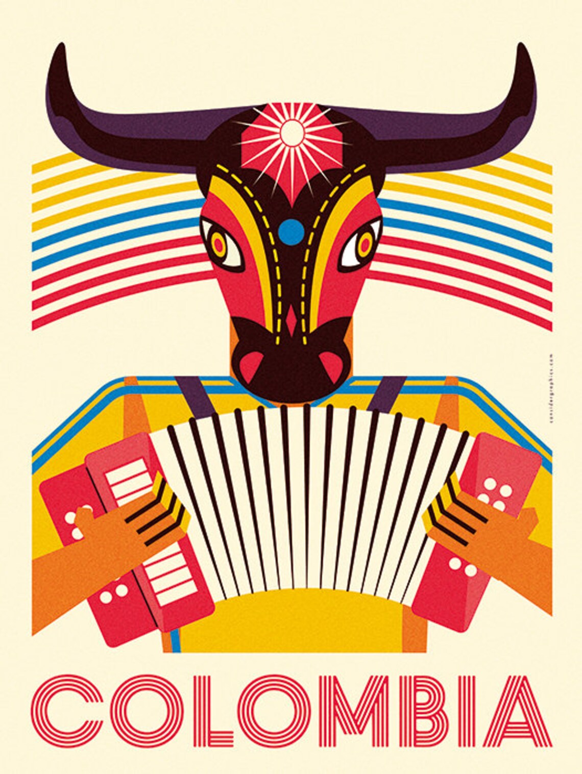 Colombia Poster Barranquilla Travel Print Caribbean Travel - Etsy