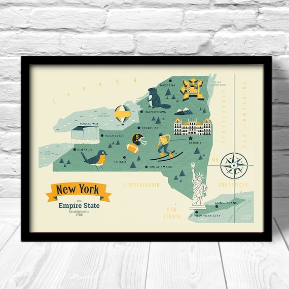 Empire State Building New York Map
