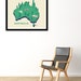 Australia Art Print, Pop Art Map, Modern Style Country Map, Country ...