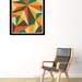 Geometric Print Retro Poster Wall Art Geometric Poster - Etsy