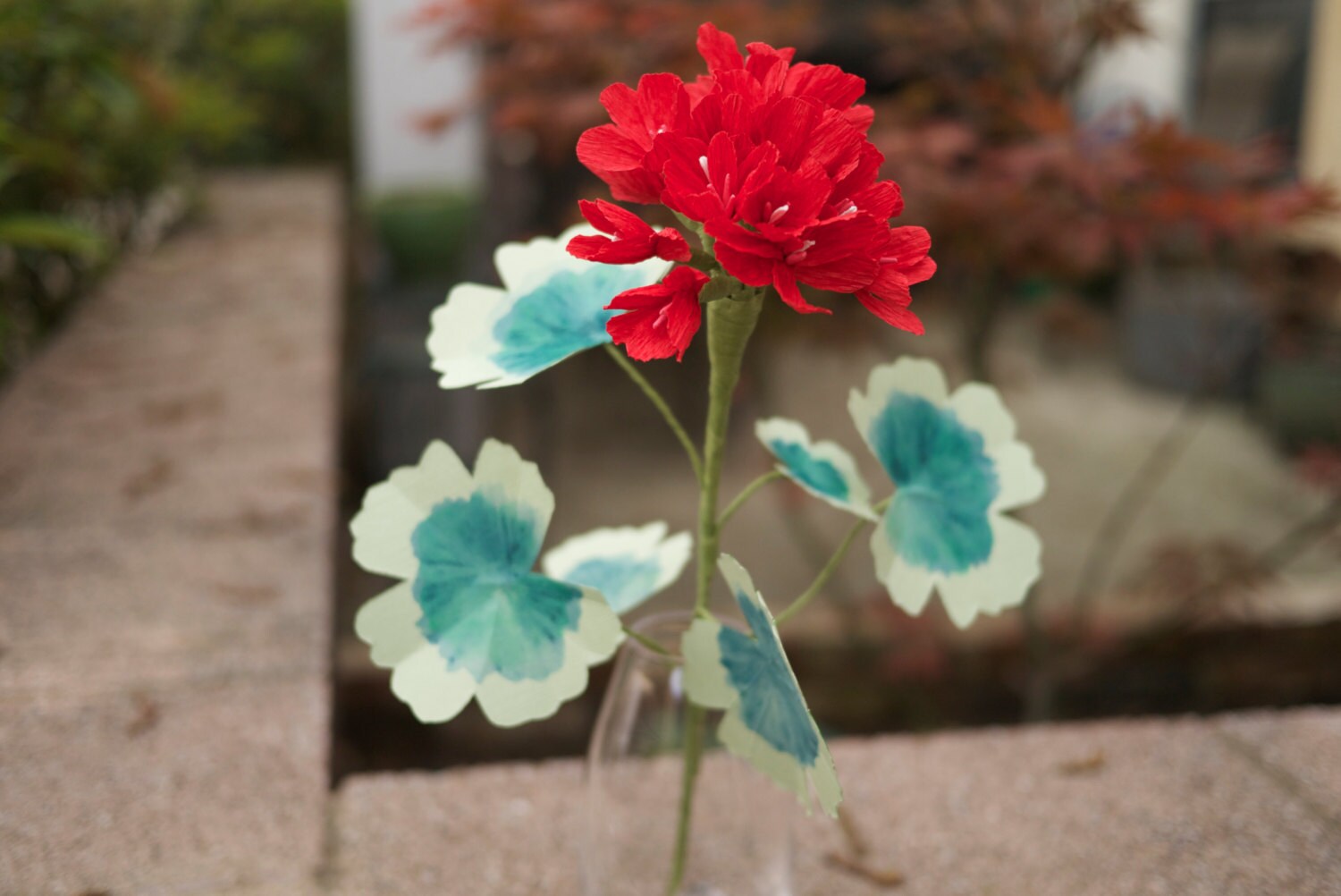 Paper Geranium Handmade Paper Flowers Geraniums Available | Etsy
