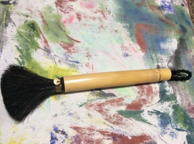 Paintbrush/ Large Handmade Horse Hair Paintbrush With Bamboo Handle ...