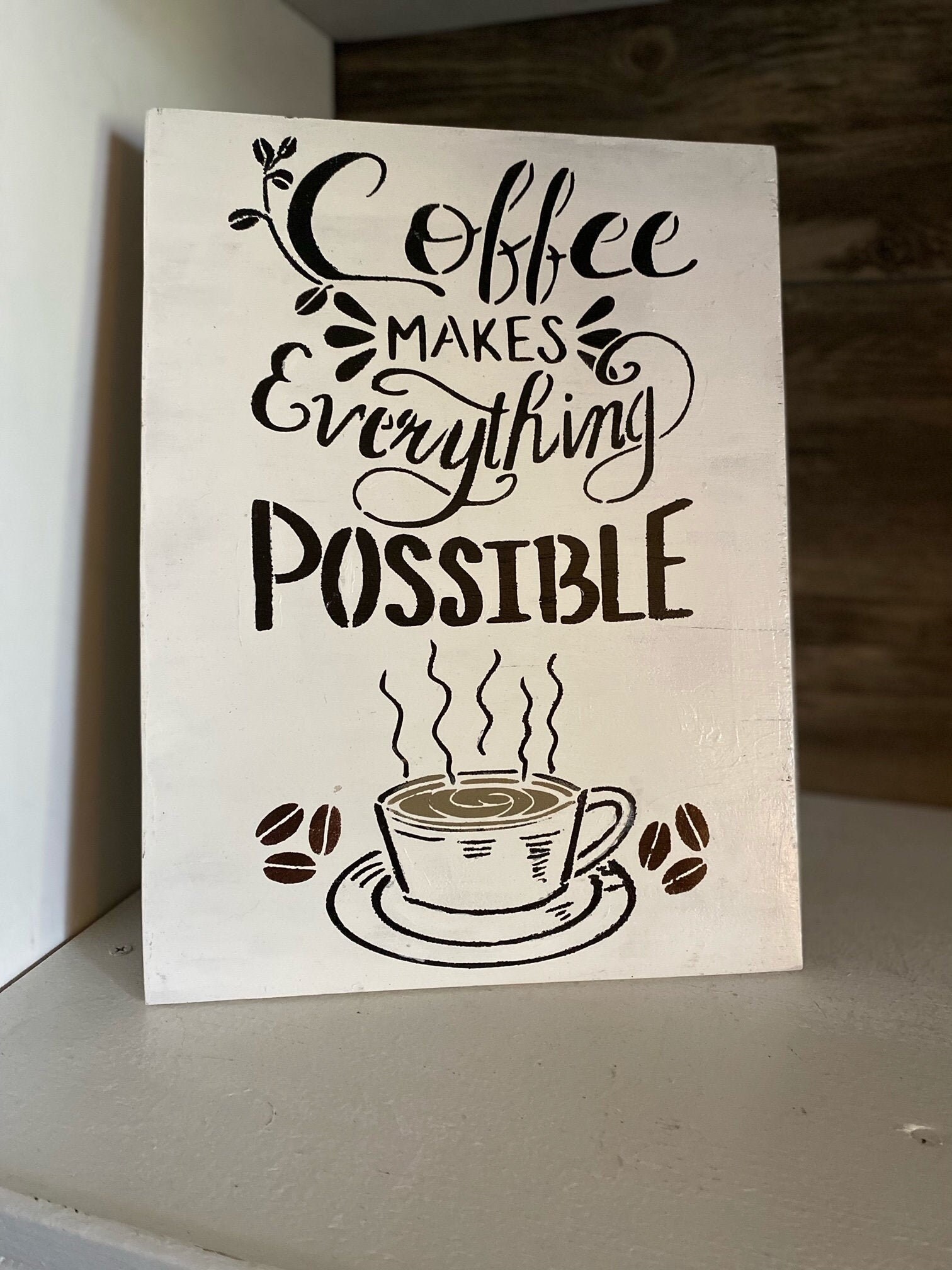 Coffee Bar Signs, Coffee Signs, Kitchen Signs, - Etsy