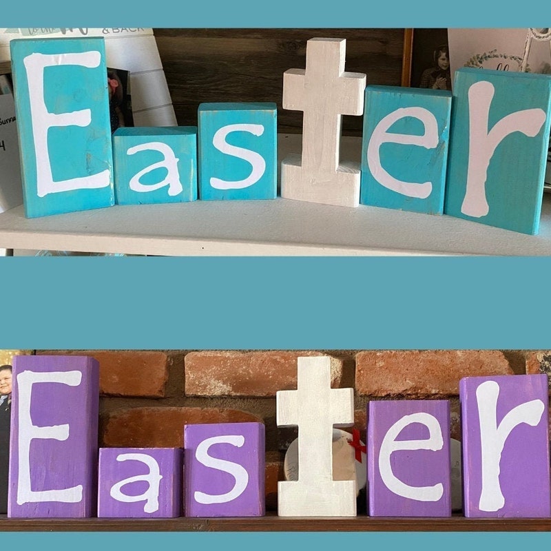 Easter Blocks - Etsy