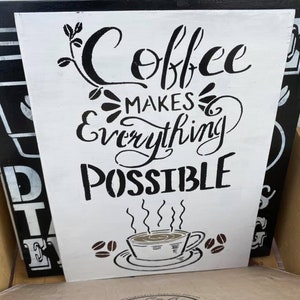 Coffee Bar Signs, Coffee Signs, Kitchen Signs, - Etsy