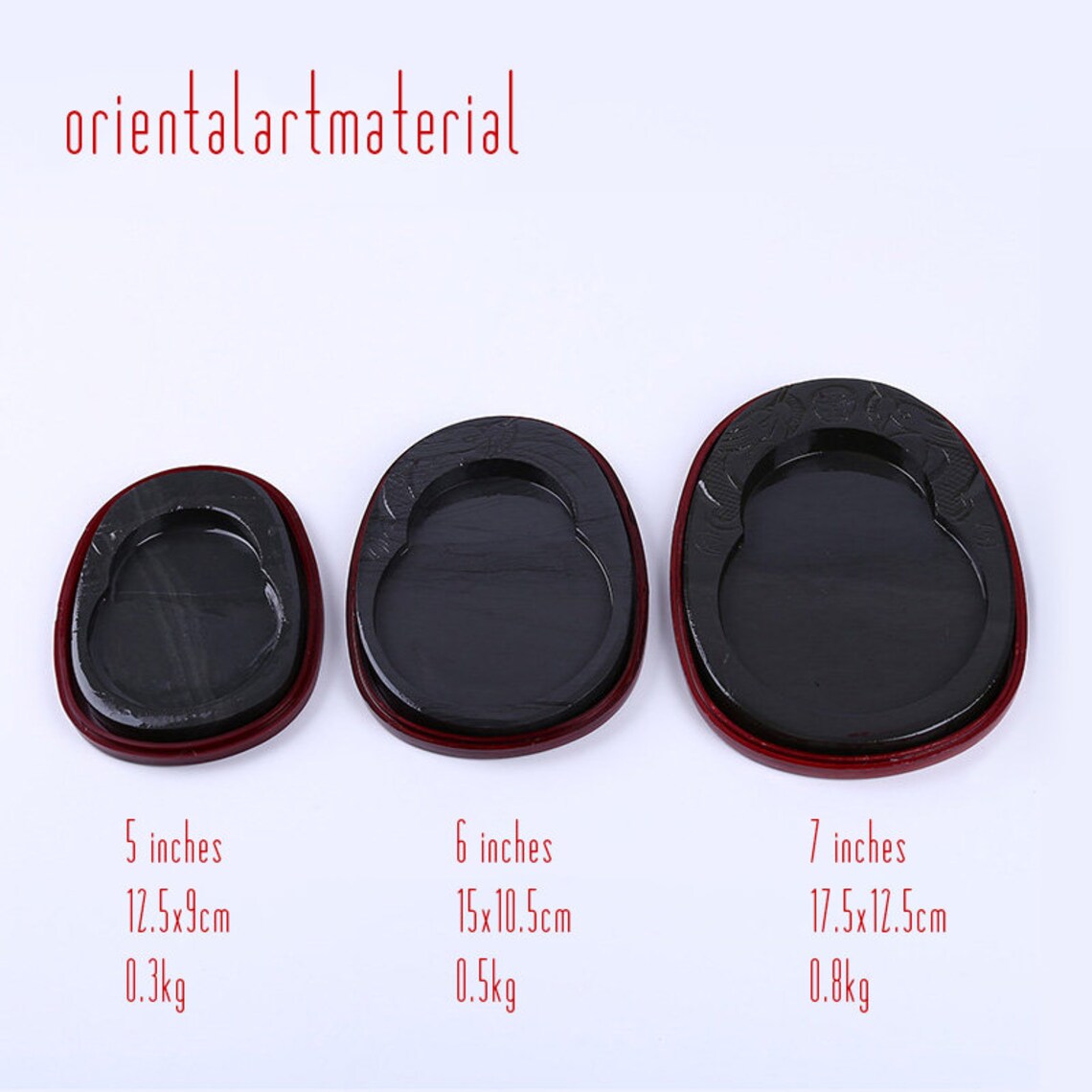 Natural Chinese Ink Stone Carved Dragon with Box 5 6 | Etsy