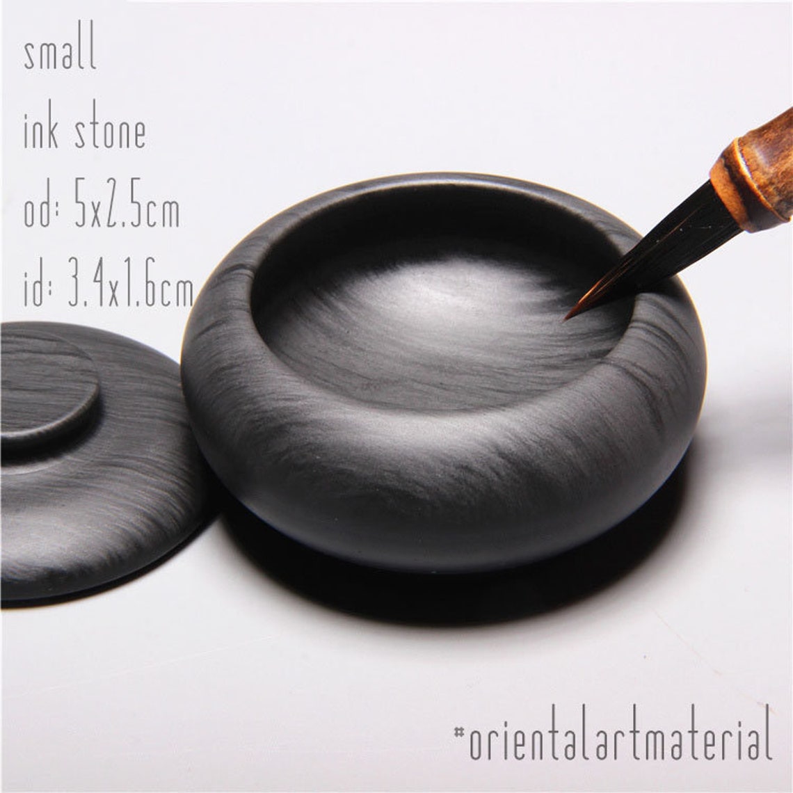 Natural Chinese Ink Stone 5x2.5cm Tiny Travel Ink Stone - Etsy