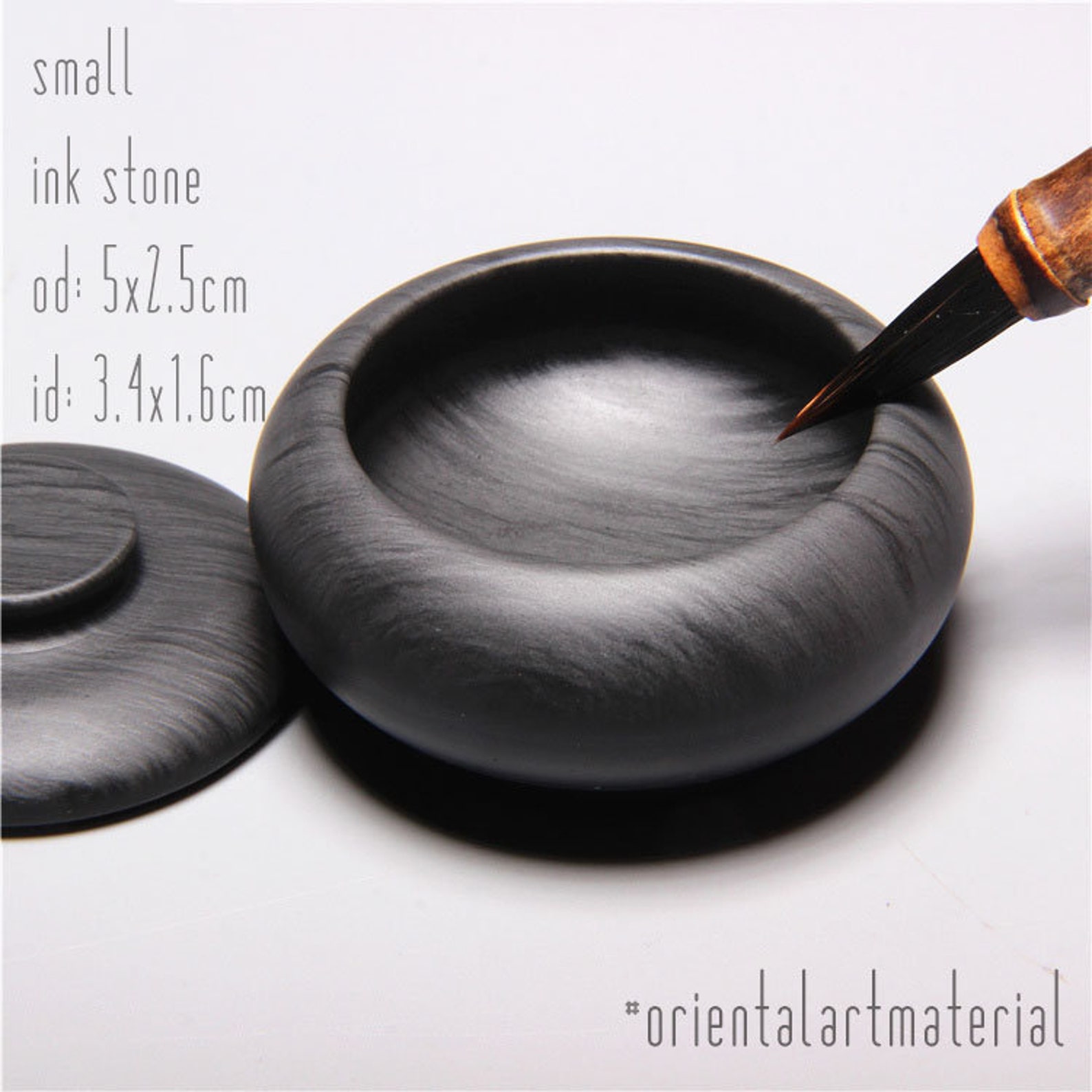 Natural Chinese Ink Stone: Tiny Travel Calligraphy Supply (5x2.5cm) - Etsy