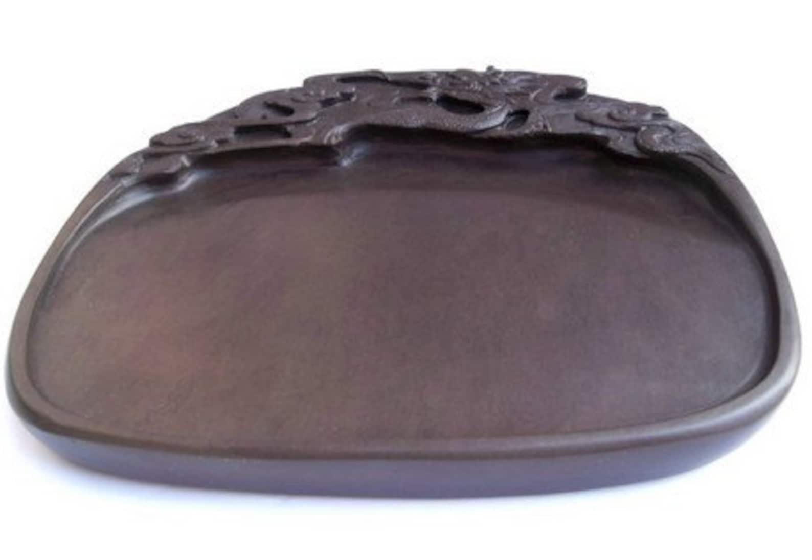 20.4x16x2.1cm Natural Stone Chinese Inkstone E Shape / Carved | Etsy
