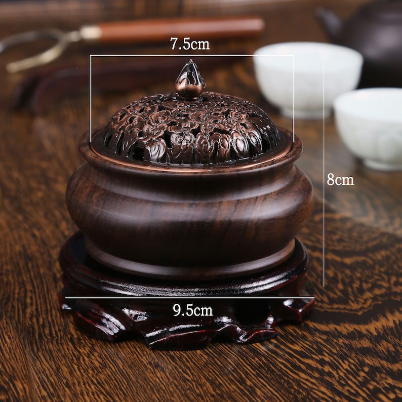EBONY WOOD CENSER Natural African Handmade Carved Incense - Etsy