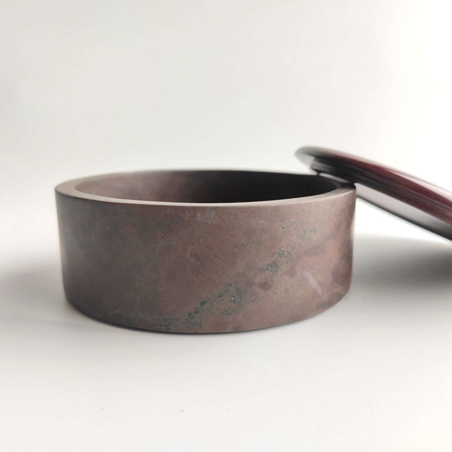 INKSTONE WITH LID 3 Sizes 4 5 6 inches 10 12.5 15cm | Etsy