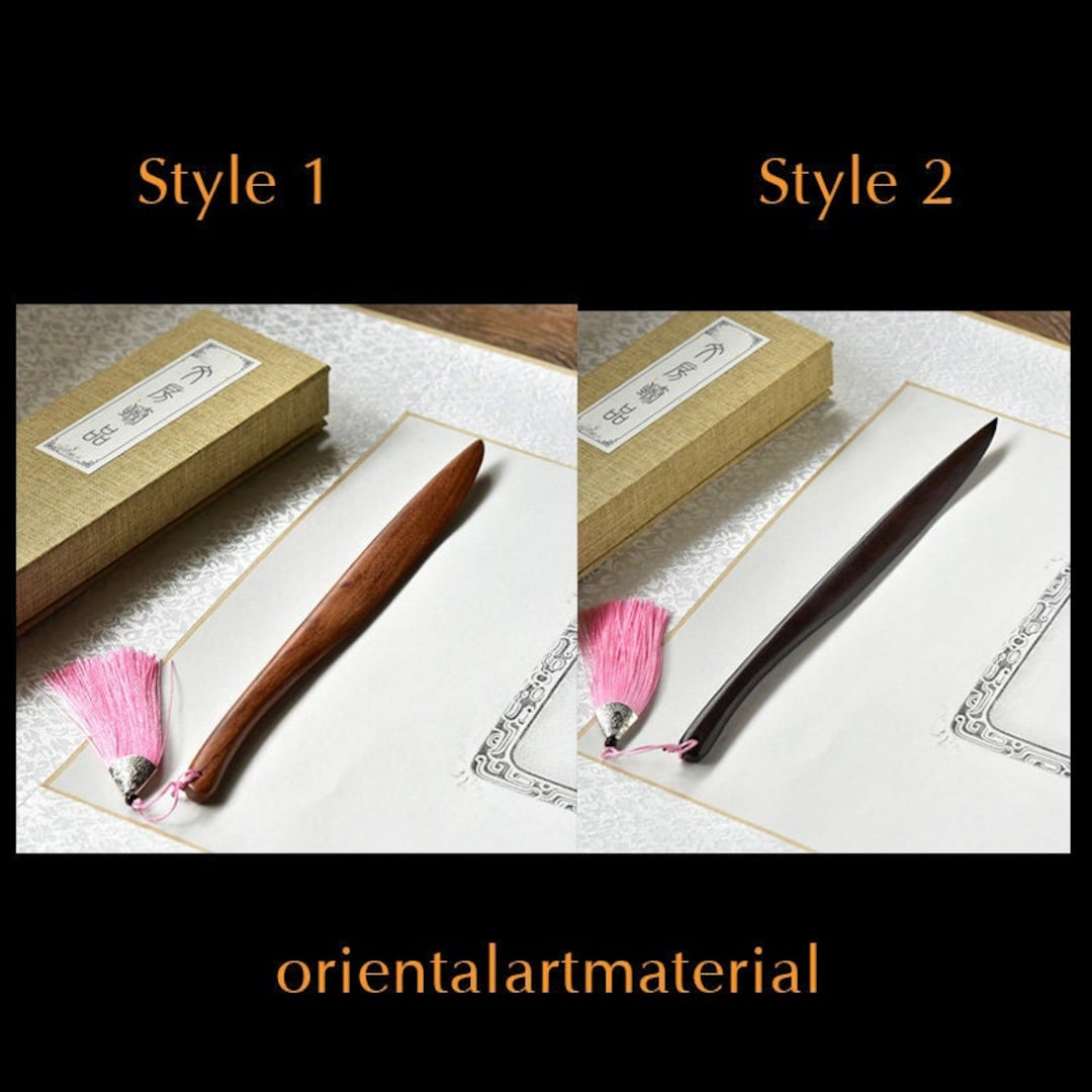 Handmade Rosewood Paper Knife: Calligraphy Letter Opener With Gift Box ...