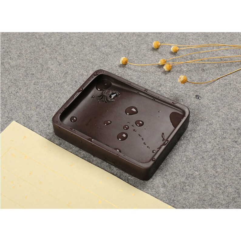 CHINESE INKSTONE 10x8x1.7cm Natural Stone Chinese Inkstone | Etsy