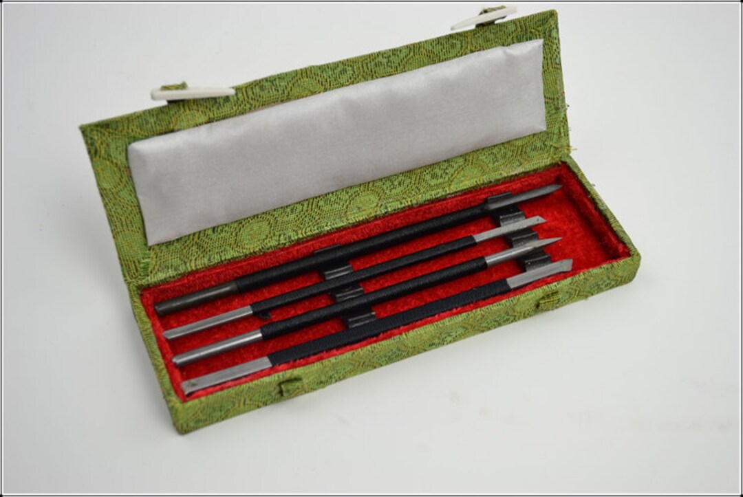 Carbon Steel Seal Carving Knife Set: Oriental Calligraphy Engraving (4 ...