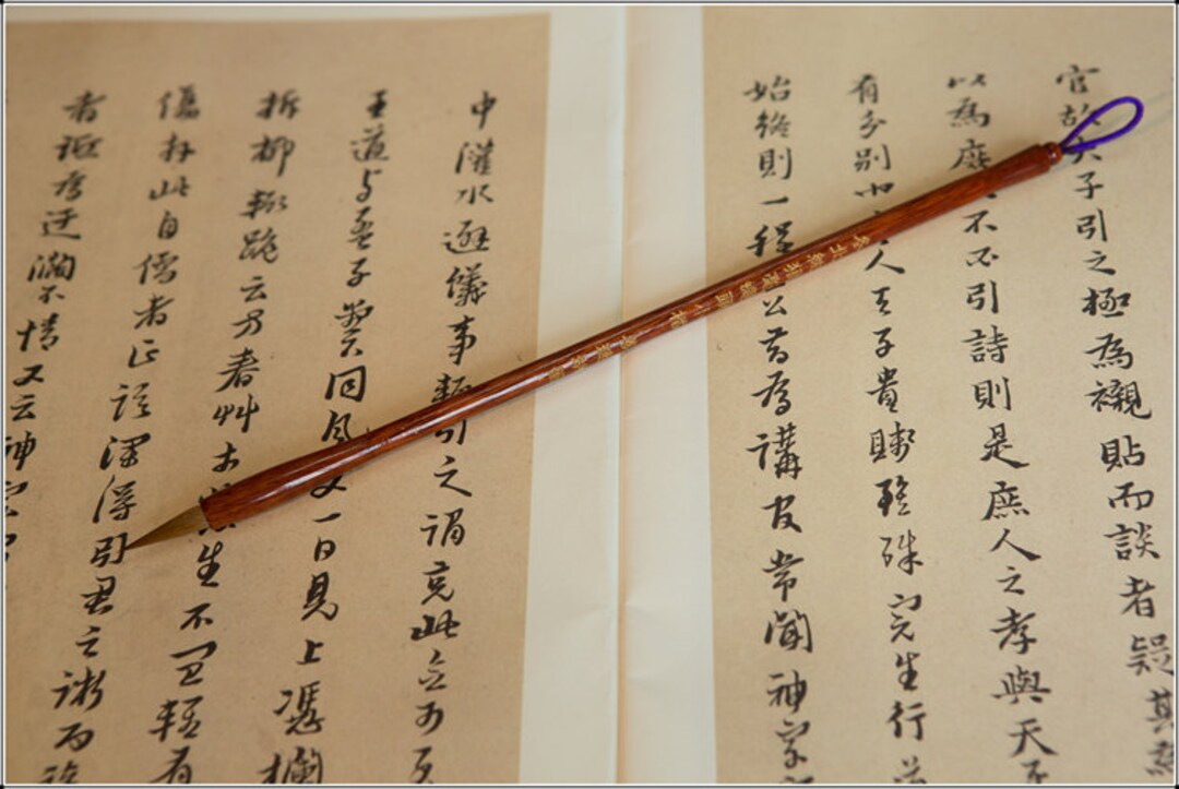 WEASEL HAIR BRUSH | 1.8x0.5cm Pure Weasel Outline Brush | Lishu Small ...